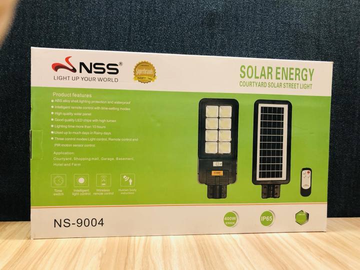 GF32522 NSS SOLAR STREET LAMP 400W NS-9004 | Lazada PH
