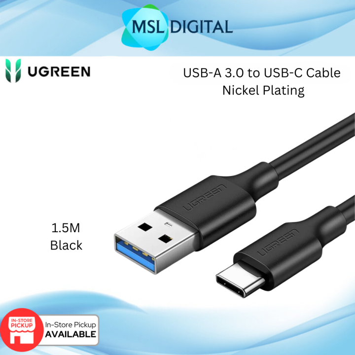 UGREEN USB-A 3.0 to USB-C Cable Nickel Plating Speed 5Gbps | 3A Max ...