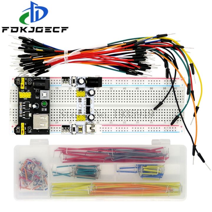 3.3V/5V MB102 Breadboard power module+MB-102 830 points Prototype Bread ...