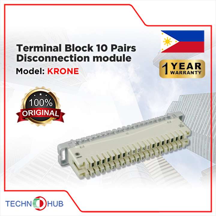 KRONE Terminal Block 10 Pairs Disconnection module | Lazada PH
