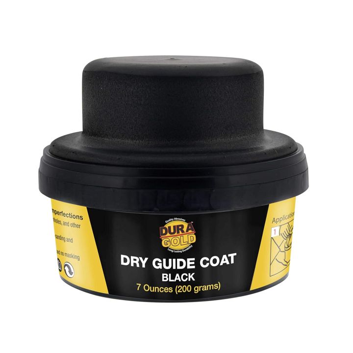Dura-Gold Premium Black Dry Guide Coat Kit, 7 Ounces (200 Grams ...