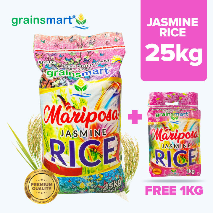 Grainsmart Rice Mariposa Jasmine Rice 25KG | Lazada PH