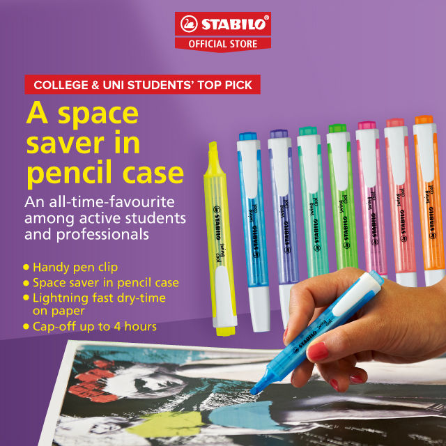 STABILO Swing Cool Highlighter Pen Marker Color Set School Office ...