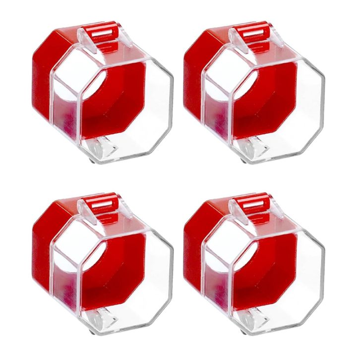 Emergency Stop Button Cover, 4 Pack Plastic Switch Cover Protector ...