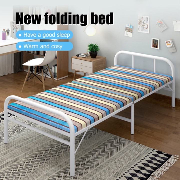 Baliprends Foldable Bed with Foam/ Thick metal Bed Single foldable Bed | Lazada PH