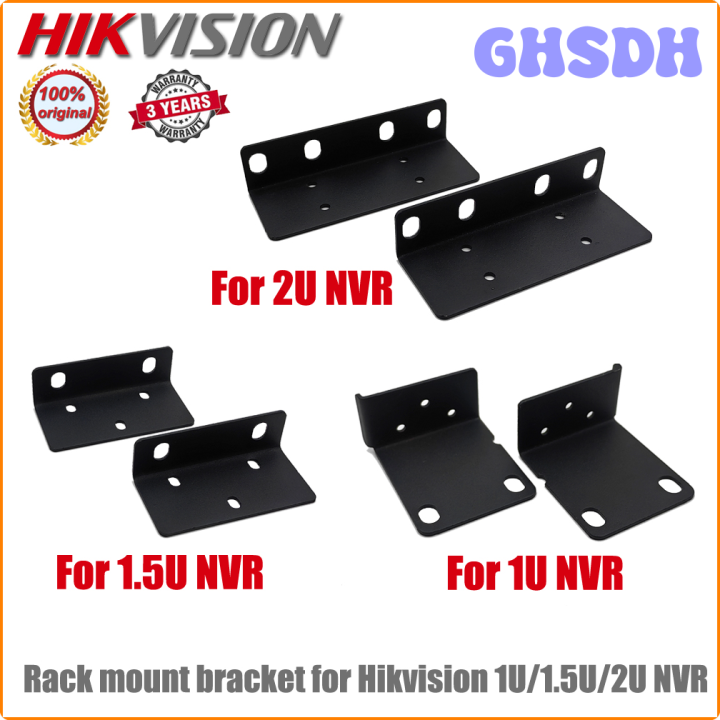 GHSDH Hikvision Rack Ears Bolts Rack Mount Bracket Kit for Hikvision 1U ...