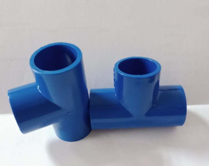 Pvc Blue Fittings Tee 1/2, 3/4, 1, 1 1/4, 1 1/2, 2 | Lazada PH