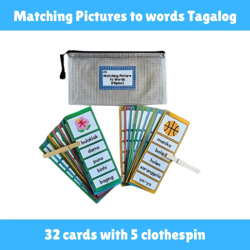 Matching Pictures to words(Tagalog) | Lazada PH