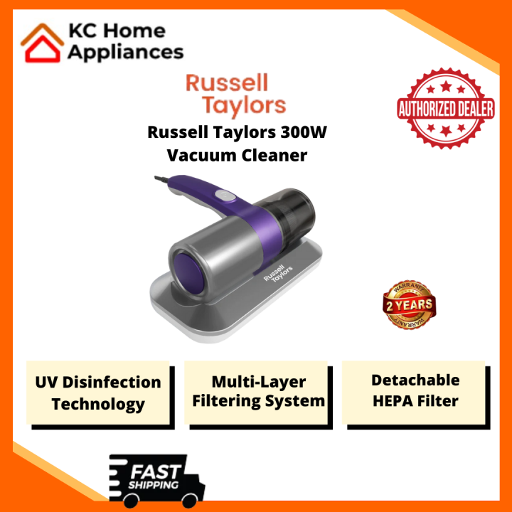 Russell Taylors Dust Mite Vacuum Cleaner | 300W | Easy Waste Disposal ...