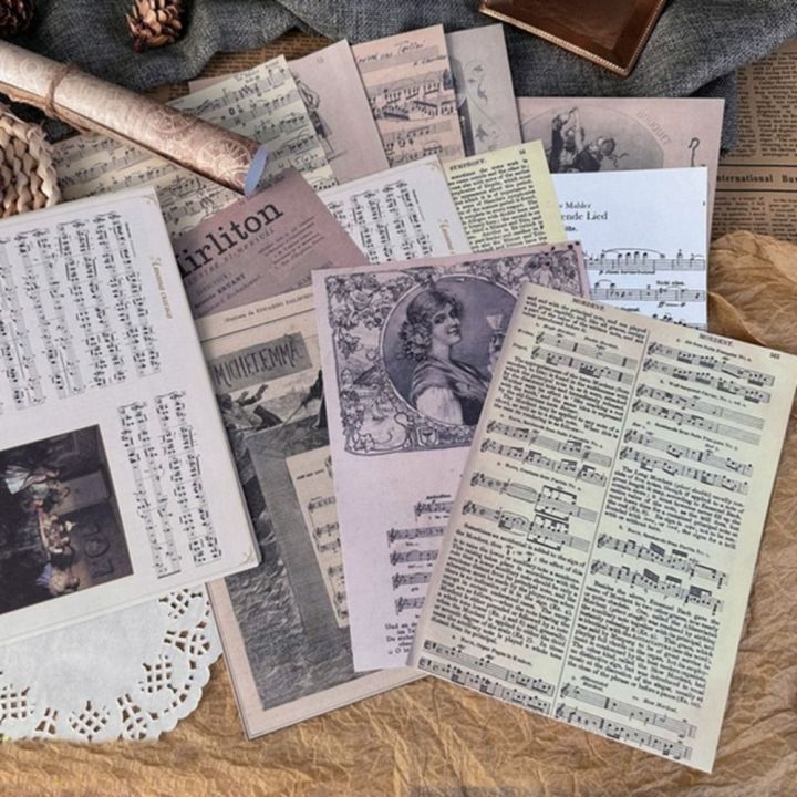 VBBN 30 sheets Plant Patterns Scrapbook Material Paper Vintage ...