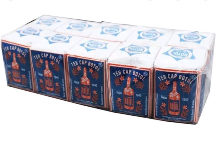 Teh cap botol biru paling enak disetiap seduhan / 40 gr | Lazada Indonesia
