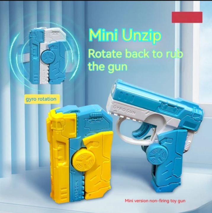 Fidget spinner spiral gun two-in-one linkage reloading mini folding ...