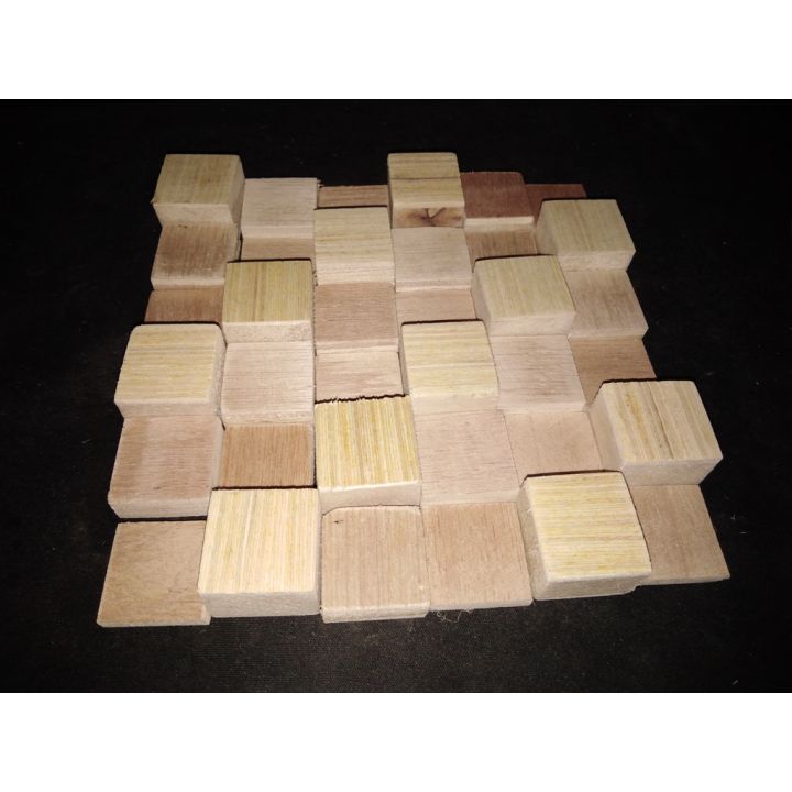 10 PCS SMALL SQUARE SIZE PLYWOOD 1x1 inches and 2x2 inches | Lazada PH