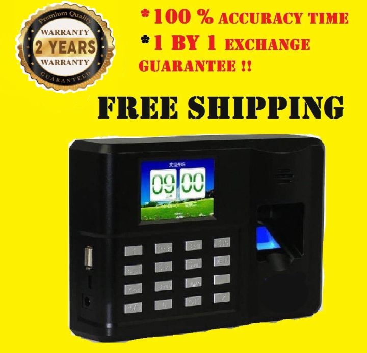 BIO FINGERPRINT TIME ATTENDANCE TIME RECORDER | Lazada