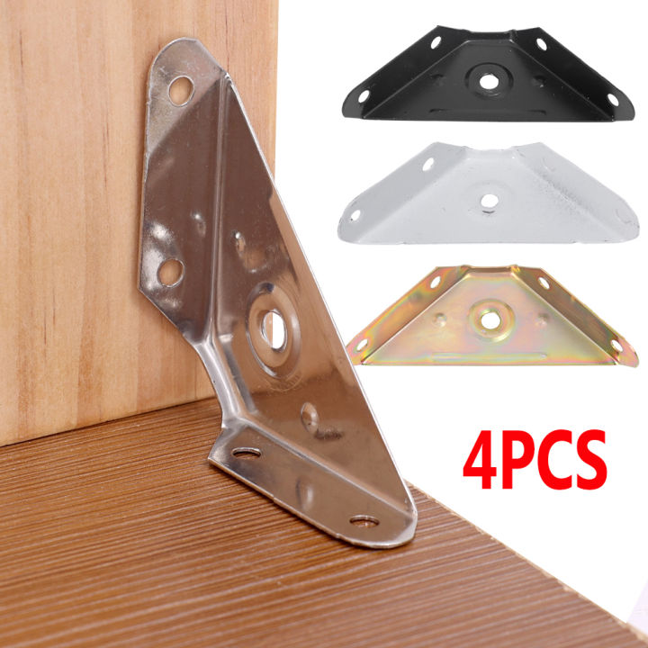 4PCS Triangle Support Frame Stainless Steel Corner Bracket Universal ...