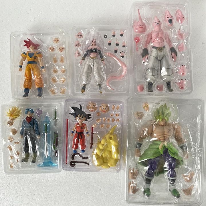 SH Figuarts SHF Dragon Ball Figure Anime Majin Buu Vegeta Trunks Super ...