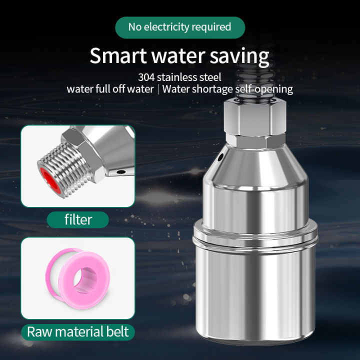 304 Stainless Steel Float Valve Automatic Water Level Control for Tank ...