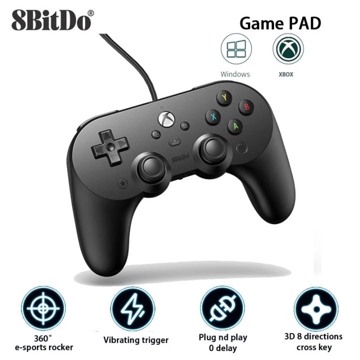 8BitDo Pro 2 Wired Controller for Xbox Series, Series S, X, Xbox One ...