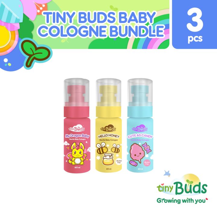 Tiny Buds Baby Cologne Bundle | Cute As Candy Hello Honey My Dragon ...