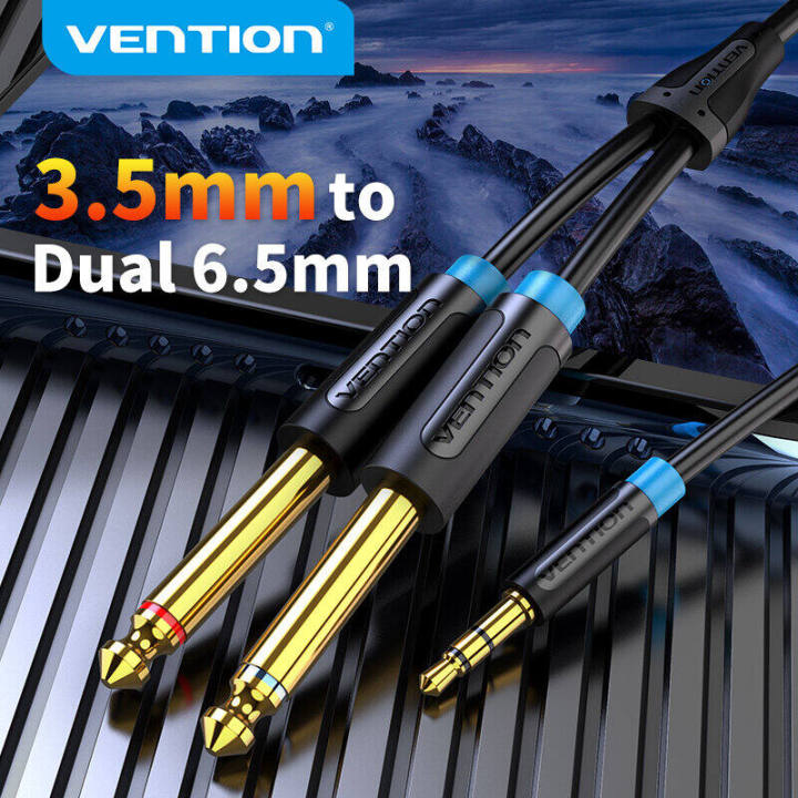 Vention 3.5mm to pl 6.5mm Audio Jack Cable Stereo 1/8” to 1/4” Mono ...