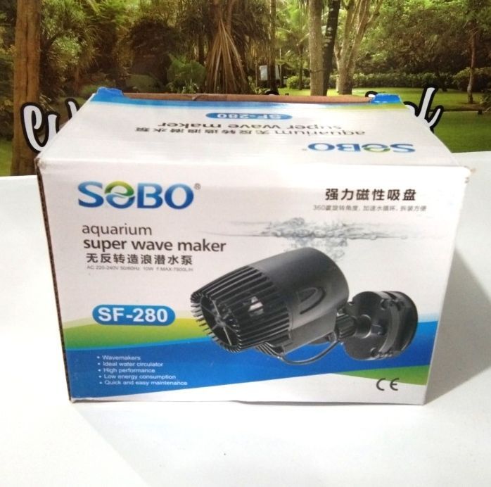Sobo SF-280 Aquarium Super Wave Maker - Kipas Angin Aquascape | Lazada ...