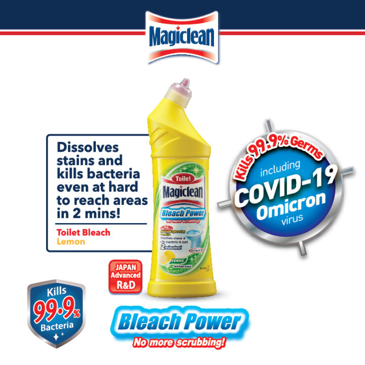 MAGICLEAN Toilet Bleach Lemon (500ml) | Lazada