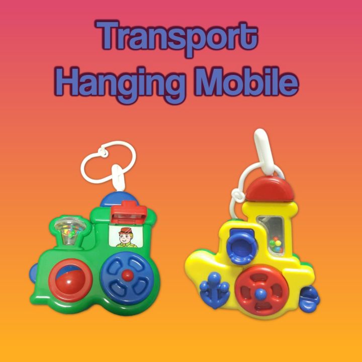 Transport Hanging Mobile Crib Attachment - Steam Ship, Locomotive Train ...