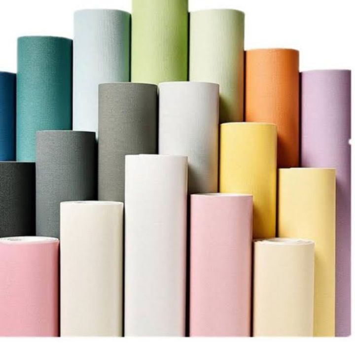 Wallpaper Dinding Polos Elegan 45cm x 10m | Lazada Indonesia
