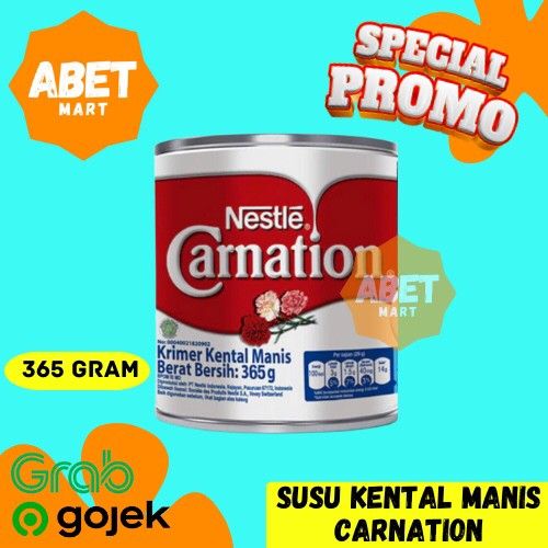 Susu Kental Manis Kaleng Carnation 365 Gr - SKM 365gr Can Karnetion ...