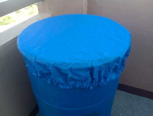 Drum / Basin Top Cover Waterproof Dustproof Stretchable Water Storage ...