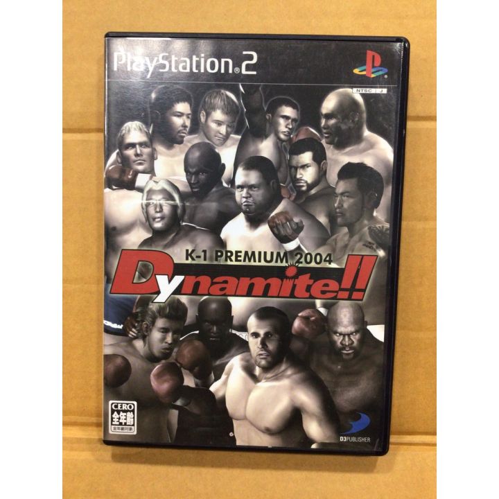 แผ่นแท้ [PS2] K-1 Premium 2004 Dynamite!! (Japan) (SLPM-62581) | Lazada ...