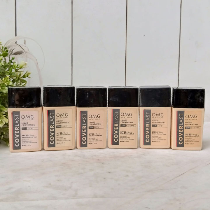 OMG Cover Last Liquid Foundation 25ml | Lazada Indonesia