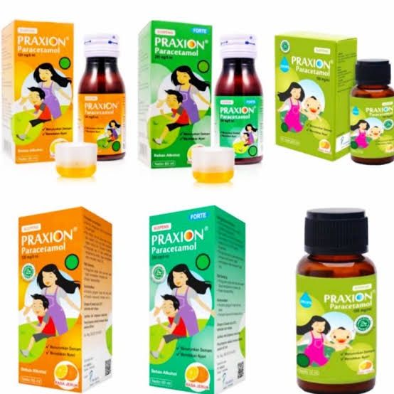 Praxion Drop / Praxion Sirup 125 Mg / Praxion Forte 250 Mg Paracetamol ...