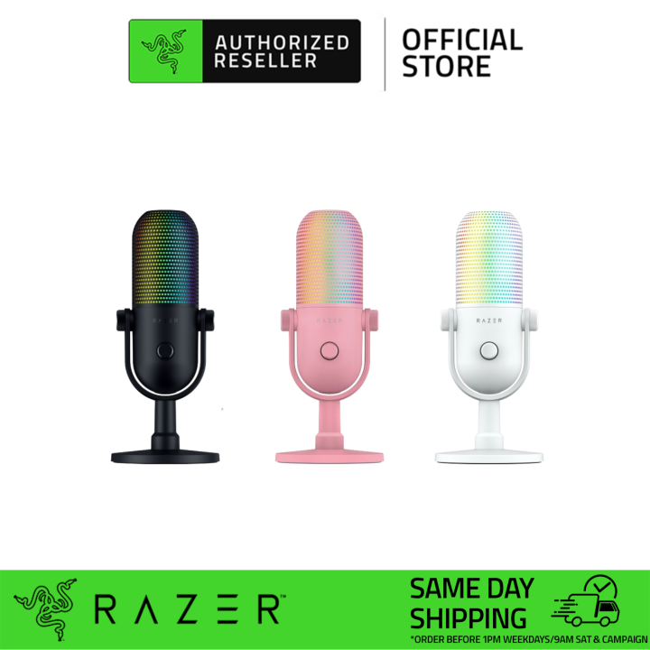 Razer Seiren V3 Chroma Streaming Microphone | RGB | Supercardioid ...