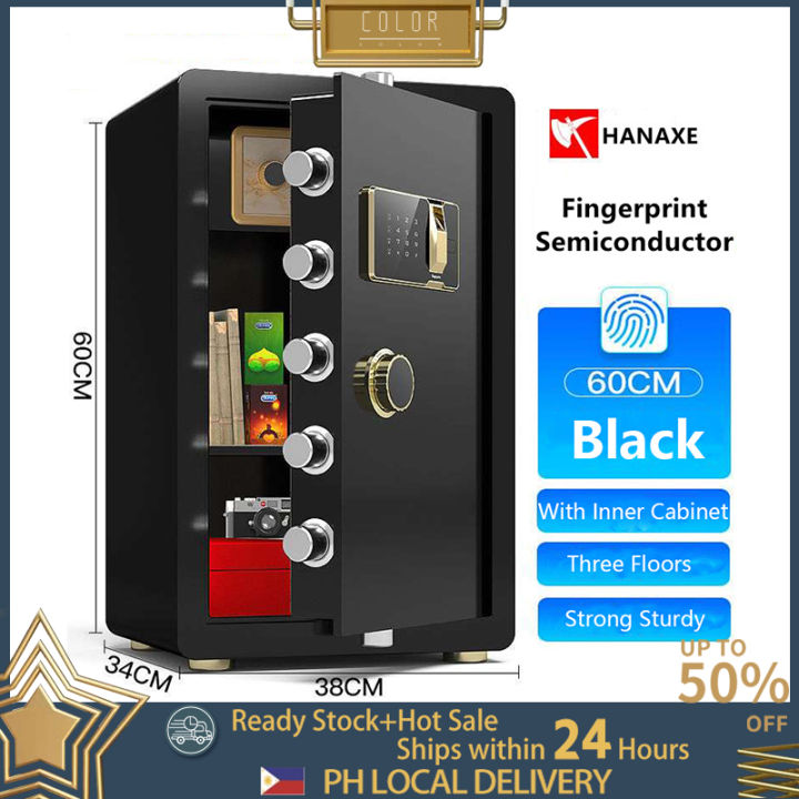 [1 Year Warranty] Digital Wall Safe Box Keypad Lock Steel Money Storage ...