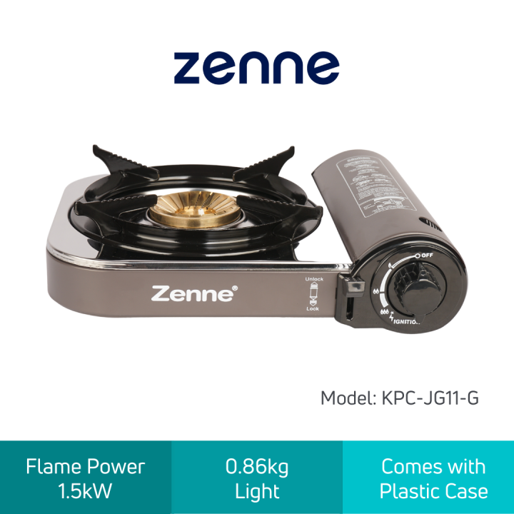 ZENNE PORTABLE GAS STOVE MODEL:KPC-JC11-G | Lazada
