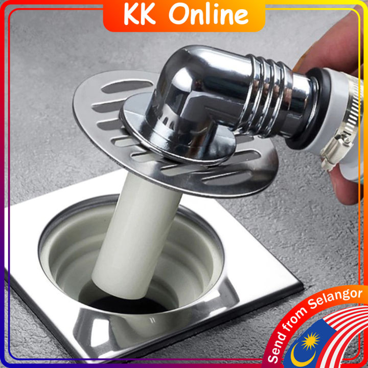 Anti leak Washing Machine Drain Hose To Floor Grate Adaptor Drain Hose ...