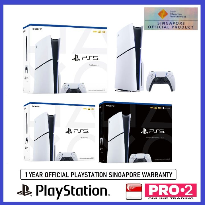 Sony Ps5 Playstation 5 Slim Console Standard Disc Digital