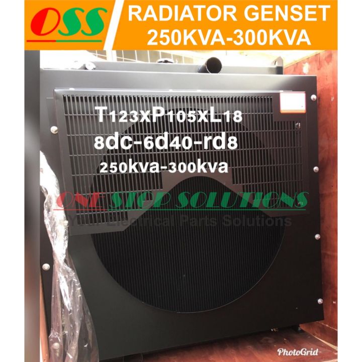 RADIATOR GENSET MITSUBISHI 8DC9 ATAU RD10 ATAU 6D40 250KVA - 300KVA ...