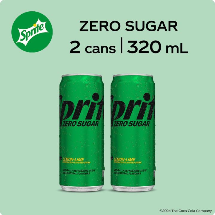 Sprite Zero Sugar 320mL - Pack of 2 | Lazada PH