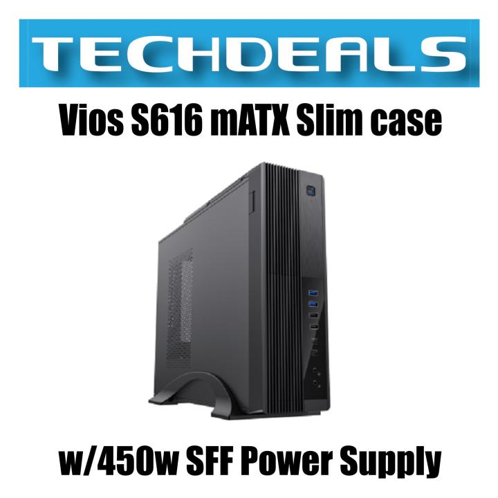 Vios S616C (Type-C) M-Atx Slim Case with 450w SFX Psu | Lazada Singapore