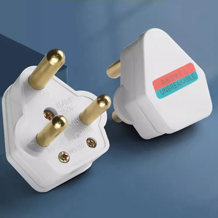 South Africa power cord plug AC250V 5A/15A round 3 pins BS546 High ...