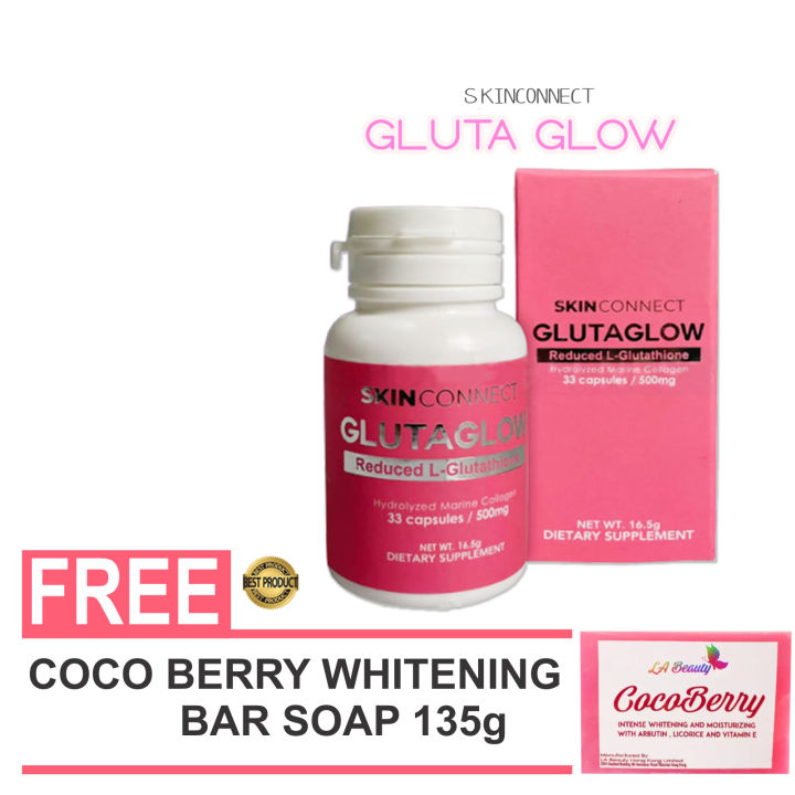 Gluta Glow Skin Connect - (Glutathione, Collagen, Vitamin C, Vitamin E, GlutaGlow ) | Lazada PH