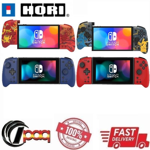 Nintendo Switch Hori Split Pad Pro Controller (Blue/Red/Pokemon Pikachu ...