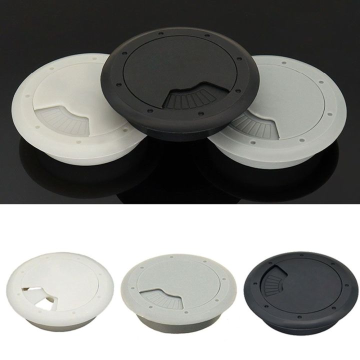 Round Buckle Line Organizer Office Cable Clamp Computer Grommet Wire ...