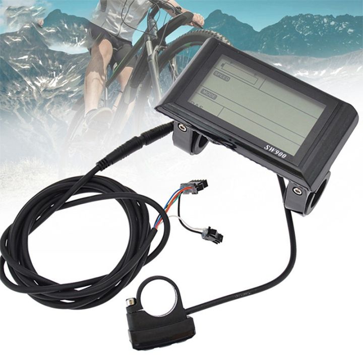 24-72V SW900 LCD Display Control Electric Bicycle Speed Meter ...