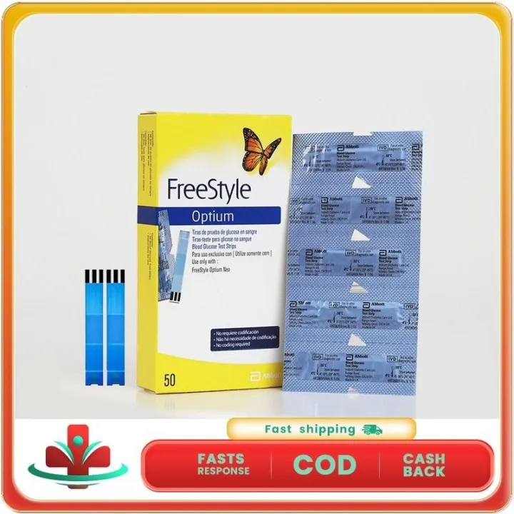 FreeStyle Optium Test Strips (50pcs Per Box) | Lazada PH