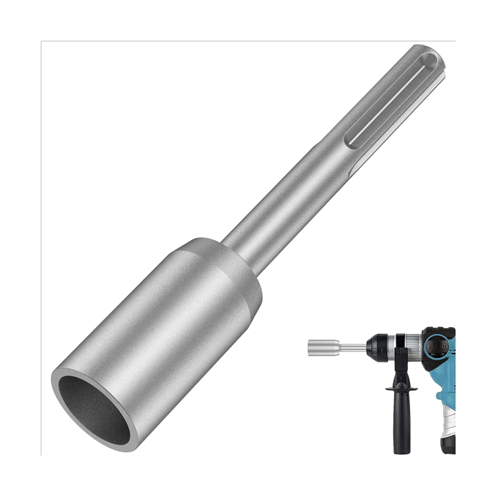 SDS-Max Ground Rod Driver, Heavy Duty Steel Drill Bit Driver,for ...
