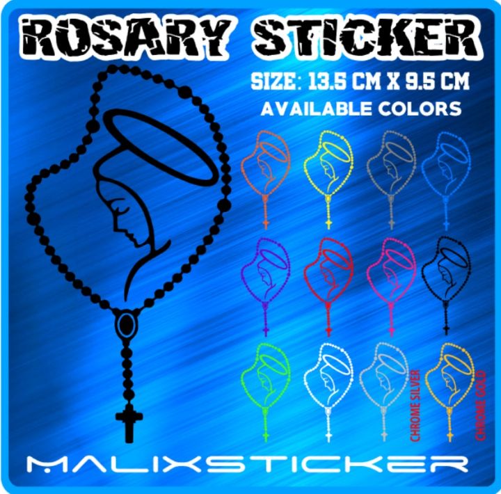 ROSARY STICKER | Lazada PH