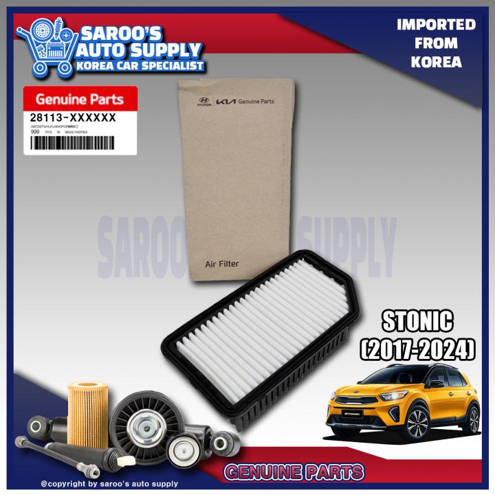 [Genuine] Air Filter For Kia Stonic (2017-2024) , Gas, Original Parts ...